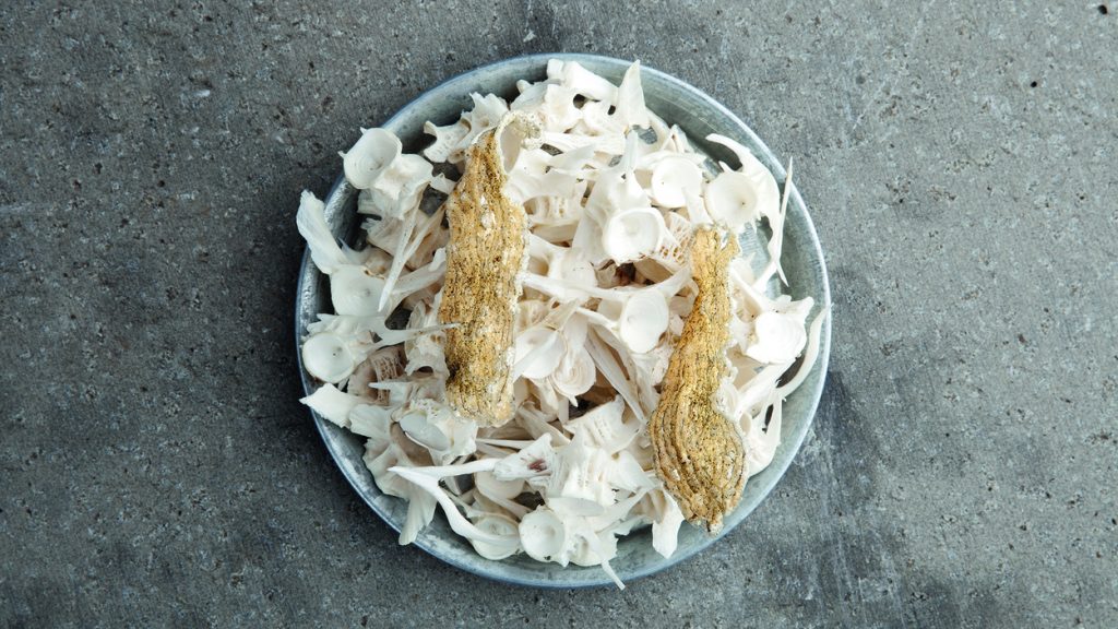 Crispy cod skin | FOUR Magazine