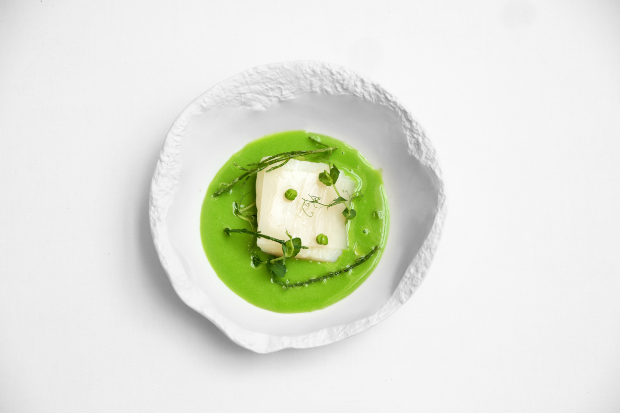 Salt cod with aloe vera