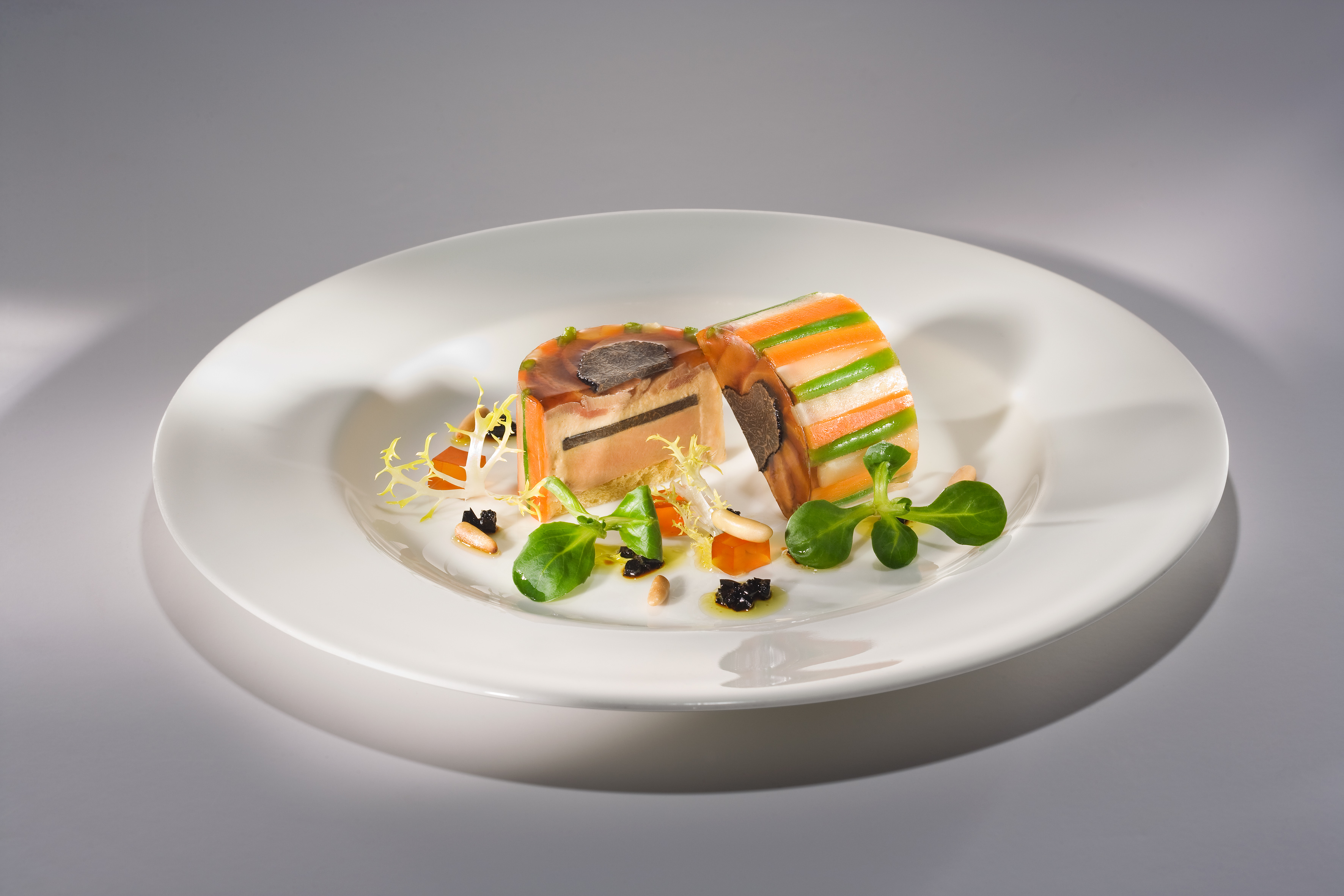 Eckart Witzigmann’s Chartreuse of Pigeon in Madeira Aspic