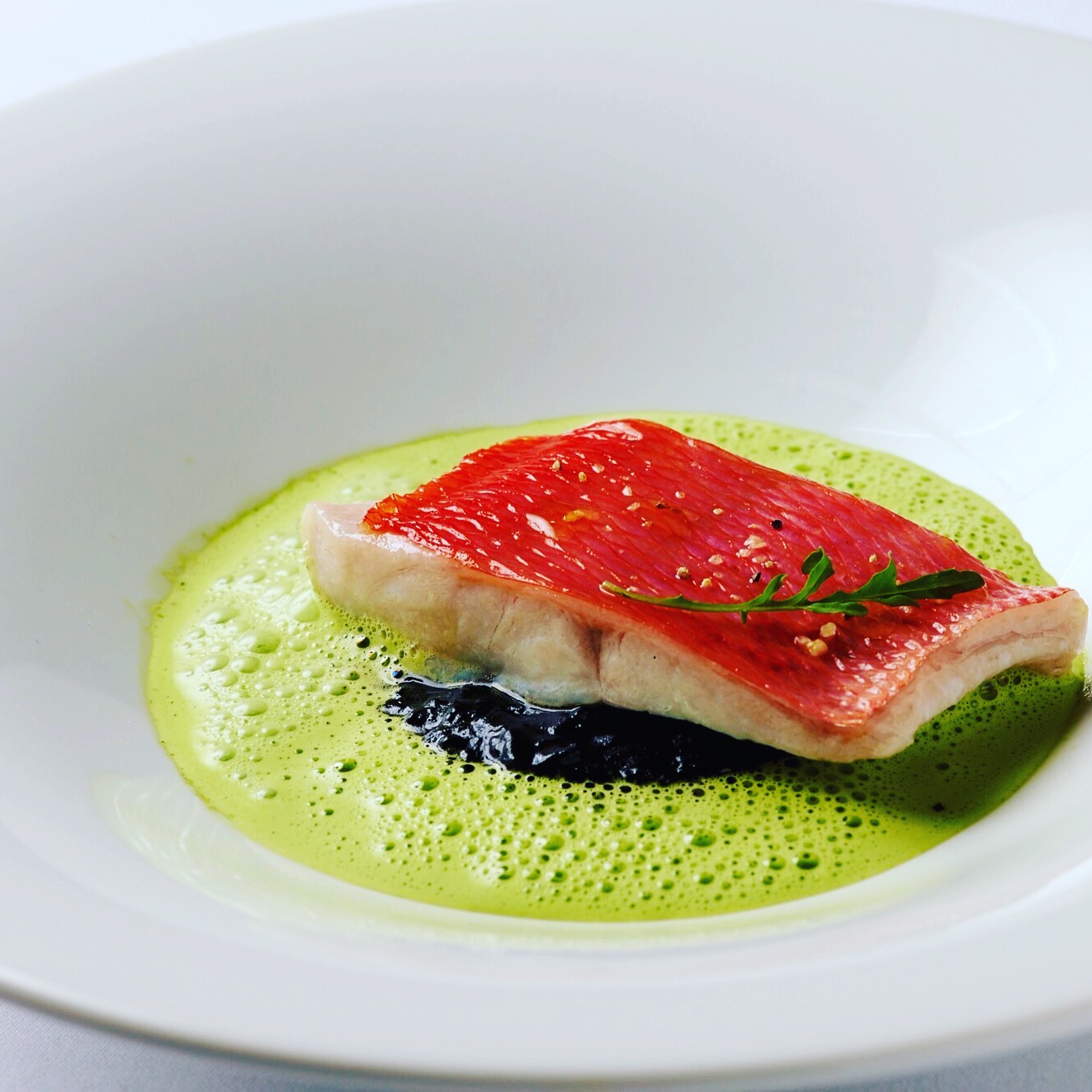 Olivier Oddos’ Steamed Kinmedai Fish and Squid Ink Risotto with an ...