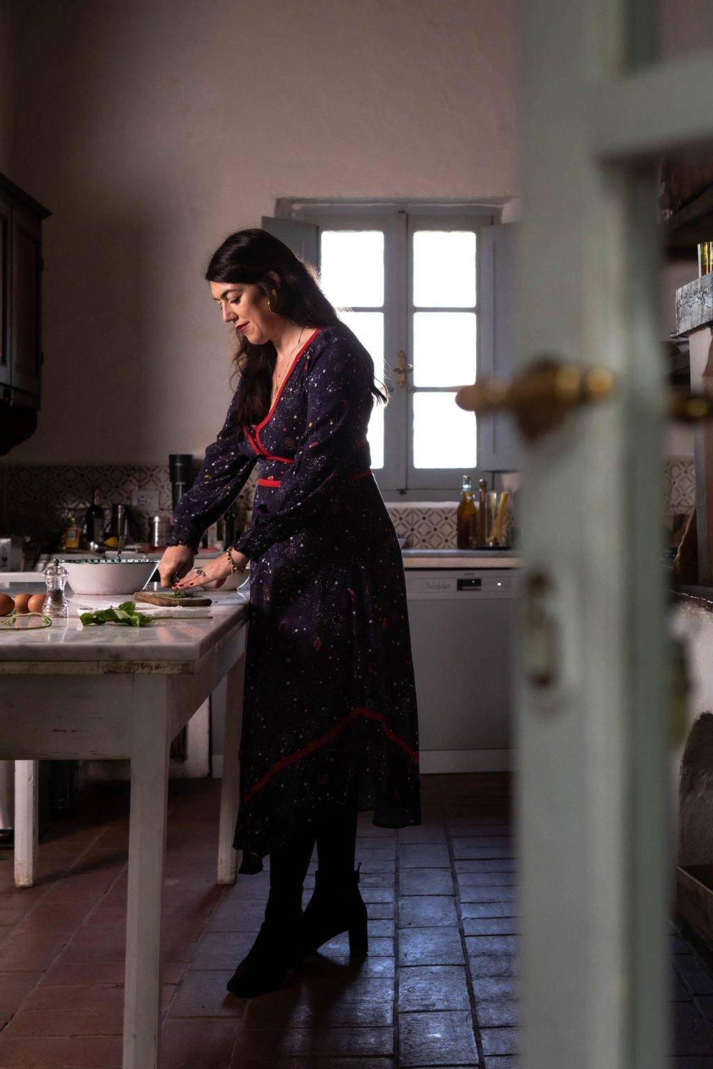 Amber Guinness’s Red Wine Panna Cotta with Grilled Pears